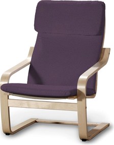 Sedák na křeslo IKEA Poäng barva fialová látka pletený vzor