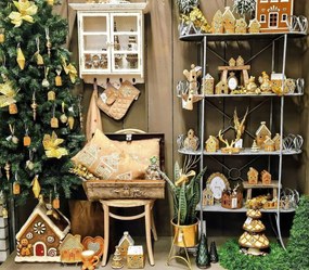 Perníková LED chaloupka Gingerbread Cott - 8*6*11 cm