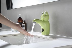 Sapho Sapho, Senzorová stojánková keramická baterie 6V DC (4xAA), žába, zelená, PS402G
