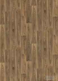 Breno PVC QUINTEX Gambel Oak 669D – tmavě hnědé dřevo, šíře 500 cm
