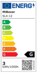 Miboxer LED voděodolné bodové světlo Mi-light, RGBW, 3W, SL4-12