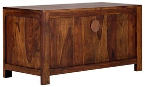 Masivní TV stolek z palisandru Rosewood hnědá 100 cm