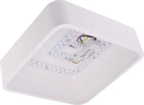 T-LED Bílé LED stropní svítidlo hranaté 400x400mm 36W CCT 105449