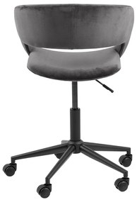 Intesi Kancelářská židle Grace VIC na kolečkách tmavě šedá