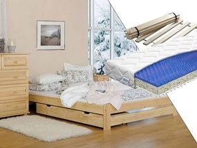 Magnat Postel NIKA 140 x 200 cm + sendvičová matrace  + rošt