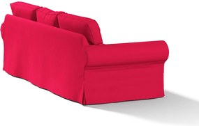 Potah na pohovku IKEA  Ektorp 3-místná, nerozkládací barva červená látka pletený vzor