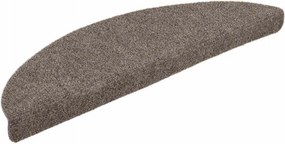 Schodové rohože samolepicí 5 ks 56 x 17 x 3 cm béžové půlkulaté 149692