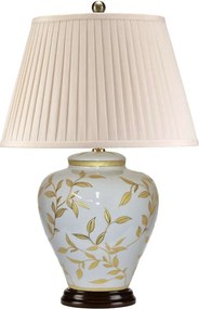 Stolní lampa Elstead Leaves 62 cm 1x E27 Zlatá bílá