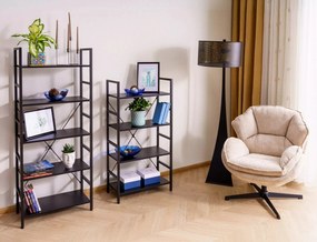 Regál Loftys R4 60 cm černý