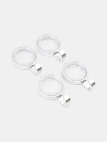 Sinsay - Sada samolepicích koupelnových háčků 4 pack - clear
