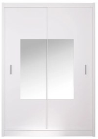 Kondela Skříň s posuvnými dveřmi, bílá, 150x215, MADRYT