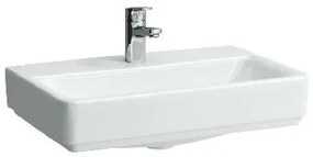Laufen Pro S - Umyvadlo Compact, 55x38 cm, 1 otvor pro baterii, bez přepadu, bílá H8179580001561