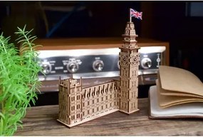 Ugears 3D dřevěné mechanické puzzle Big Ben