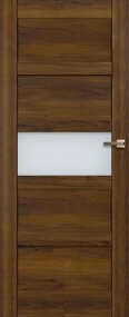 Interiérové dveře vasco doors BRAGA model A Průchozí rozměr: 70 x 197 cm, Orientace dveří: Levé dveře, Dekor: Dub šedý
