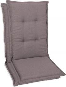 Go-De Textil Sada zahradních podsedáků Uni (vysoká opěrka, 2 kusy, šedohnědá)