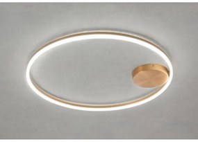 Redo Nástěnné/stropní LED svítidlo ORBIT ø 60 cm, 3000K Barva: Černá, Stmívání, řízení: DALI