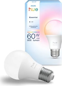 8720169392182 Philips Hue Essential White and color Ambiance LED žárovka E27 8W/806lm 2200-6500K+RGB bílá
