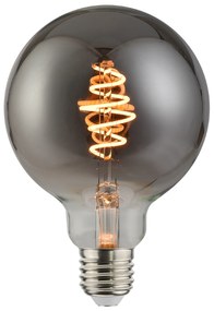 Nordlux LED žárovka Spiral Deco Globe 4,5W E27 1800K (kouřová) Dekorativní žárovky sklo 2080232747