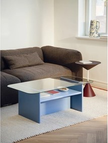Světle modrý konferenční stolek 63x100 cm Tovo – noo.ma