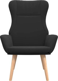 Relaxační židle černá textil 341400