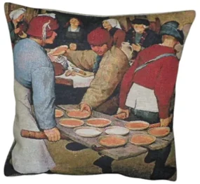 Gobelínový povlak na polštář - Le repas de noce by PIETER BRUEGEL ...