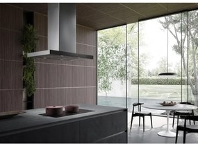 Ostrůvková digestoř Faber STILO GLASS SMART ISOLA X/BK A90