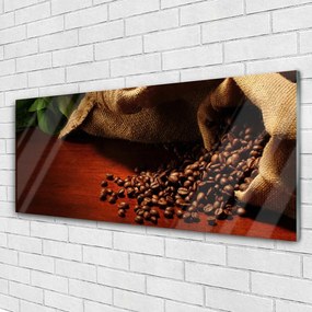 Plexisklo-obraz Káva Zrnka Kuchyně 125x50 cm
