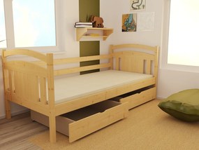 Dětská postel masiv 029 borovice masiv 90 x 200 cm přírodní