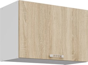 SARA | horní skříňka 60 OK-40 1F výklopná | 60 cm | bílá/dub sonoma