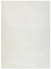 Moderní koberec MODE 8587 geometrická krémová velikost 140x190 cm | krásné koberce cz