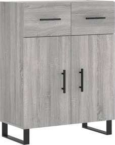 Skříň highboard šedá sonoma 69,5 x 34 x 180 cm kompozitní dřevo 3200543