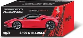 Maisto - Speed Icons - SF90 Stradale, červeno-černá, 1:64