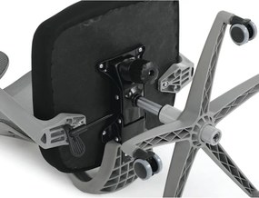 Kancelářská židle KA-K2081 GREY, houpací mechanismus, šedá