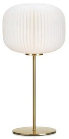 Markslöjd 107819 - Stolní lampa SOBER 1xE27/60W/230V bílá/mosaz