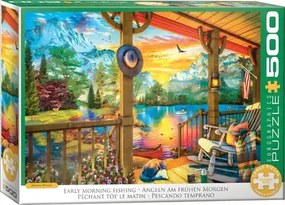 EUROGRAPHICS Puzzle Ranní rybaření XL / 500 dílků / extra velké dílky