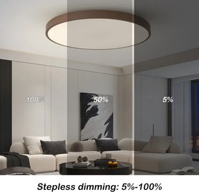BRILAGI-LED Stm svítidlo POOL SMART LED/128W/230V 100 cm Wi-Fi Tuya+DO hnědá