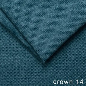 Malá sedací souprava OSLO L | 170x185 | nerozkládací se 2 úložnými prostory | crown 14 modrá