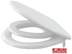 Alca - WC sedátko s integrovanou vložkou, Antibacterial, SoftClose, bílá A606