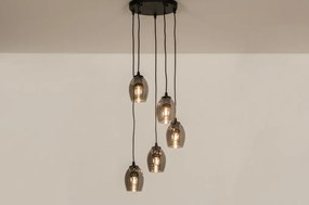 Závěsné designové svítidlo do obýváku Margit 5 Round