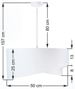 Lustr na lanku GALAXY 1xE27/60W/230V