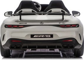 LEAN CARS Elektrické autíčko Mercedes GT63 AMG DK-GT63 24V LCD lakované světle šedé