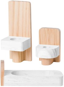 WOODY DŘEVO Vila Anna-Marie herní set dům s nábytkem a 2 panenkami 91874