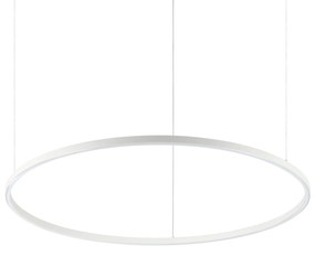Ideal Lux LED Závěsné svítidlo Oracle slim round 3000k, Ø 90 Barva: Černá, Stmívání, řízení: on-off