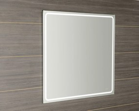 Sapho, GEMINI LED podsvícené zrcadlo 900x900mm, GM092
