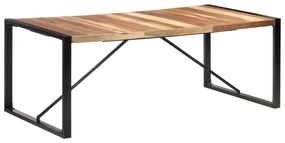 vidaXL Jídelní stůl 200 x 100 x 75 cm masivní dřevo sheeshamový vzhled