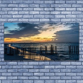 akrylový obraz Moře Pláž Krajina 120x60 cm