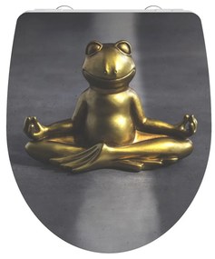 Eisl Sanitär WC prkénko Duroplast Soft Close Relaxing Frog High Gloss 82581