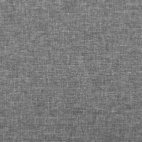 Petromila Relaxační křeslo světle šedé textil