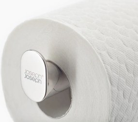 Kovový stojan na toaletní papír v leskle stříbrné barvě EasyStore Luxe – Joseph Joseph