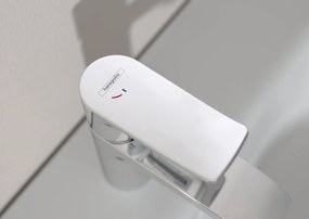 Hansgrohe Metris New, páková umyvadlová baterie 110 CoolStart, s výpustí, chromová, 31121000